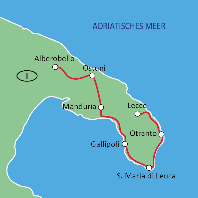 Radreise durch Apulien erleben | radreisen.at