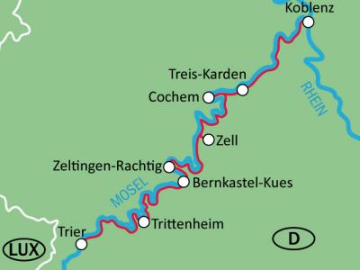 Radreise Mosel-Radweg